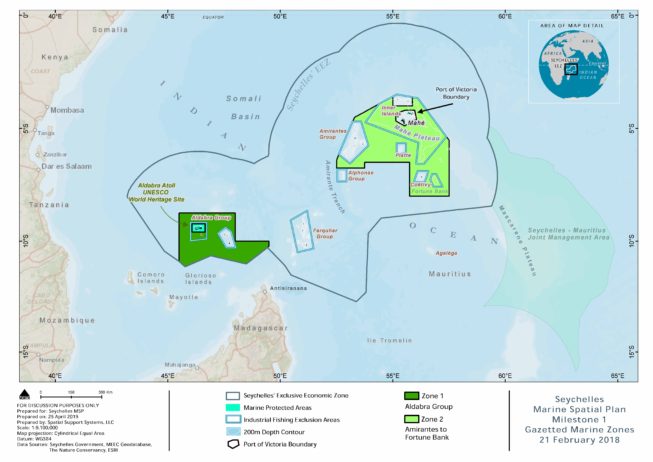 Milestone 1 - Gazetted Areas - Seychelles Marine Spatial Plan Initiative