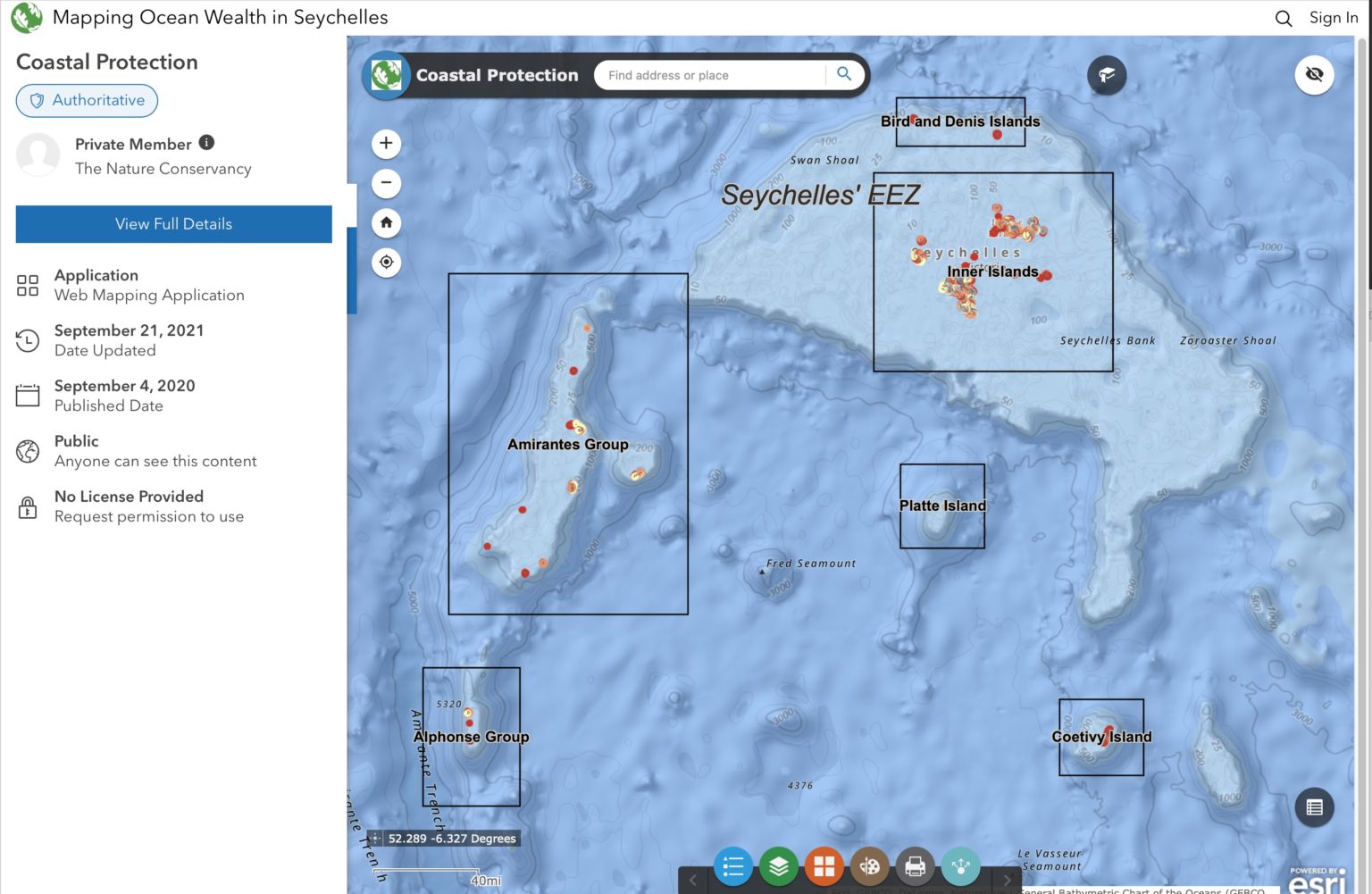 Seychelles' Ecosystem Services - Seychelles Marine Spatial Plan Initiative