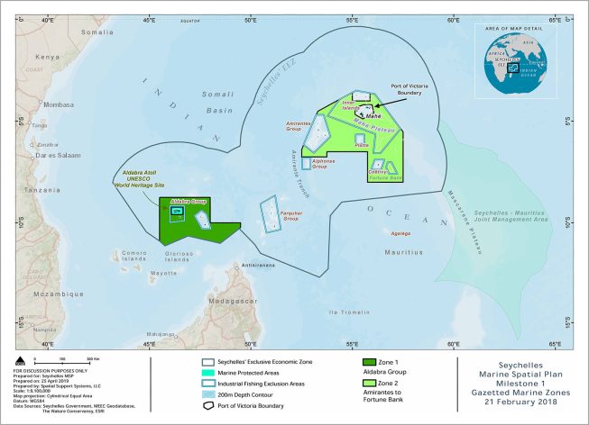 Milestone 1 - Gazetted Areas - Seychelles Marine Spatial Plan Initiative